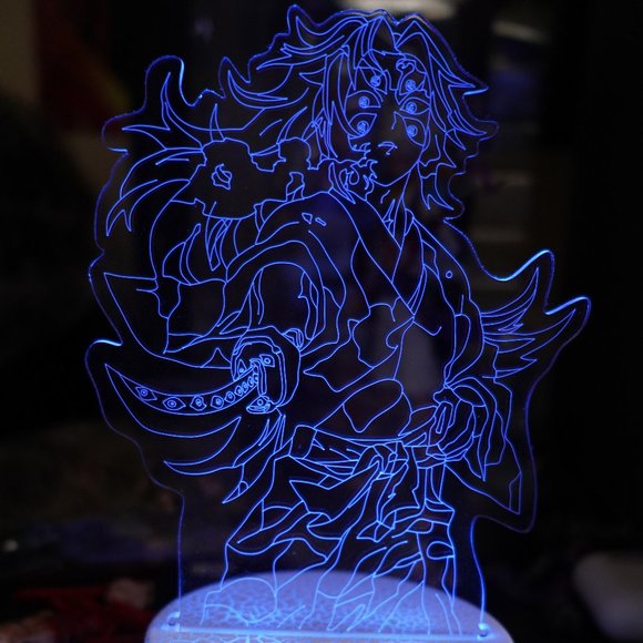 Toys | Demon Slayer Kokushibo Led Light Stand 3d Night Light | Poshmark